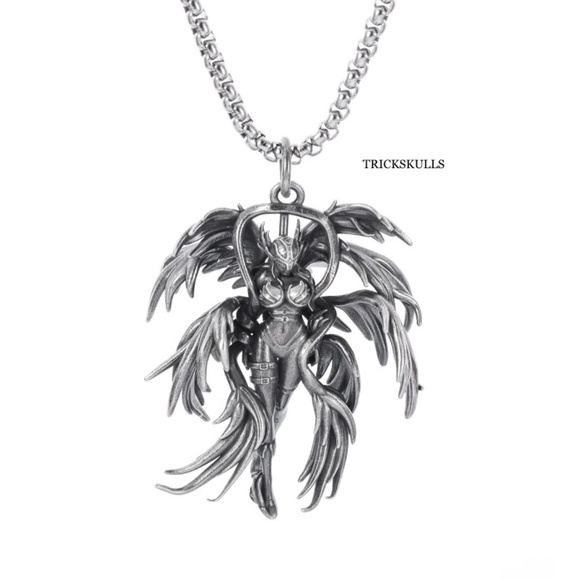 TRICKSKULLS | Jewelry | Modern Vintage Ten Winged War Angel Goddess ...